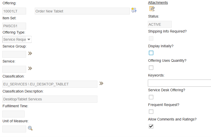 [How-To] Create an Offering using IBM’s SmartCloud Control Desk